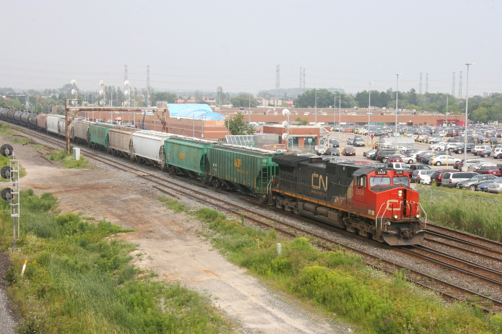 Westbound CN freight
